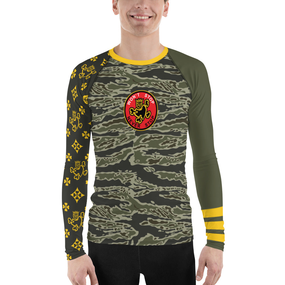 Tiger Camo BJJ Men's Rash Guard – ThadArt